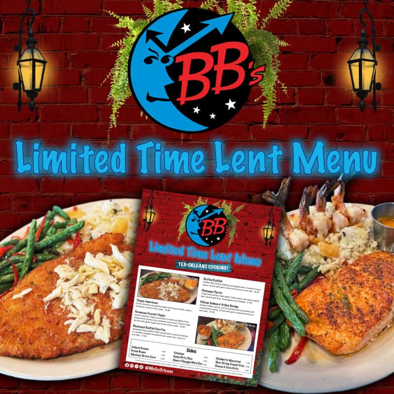 Bb S Tex Orleans San Antonio Menu